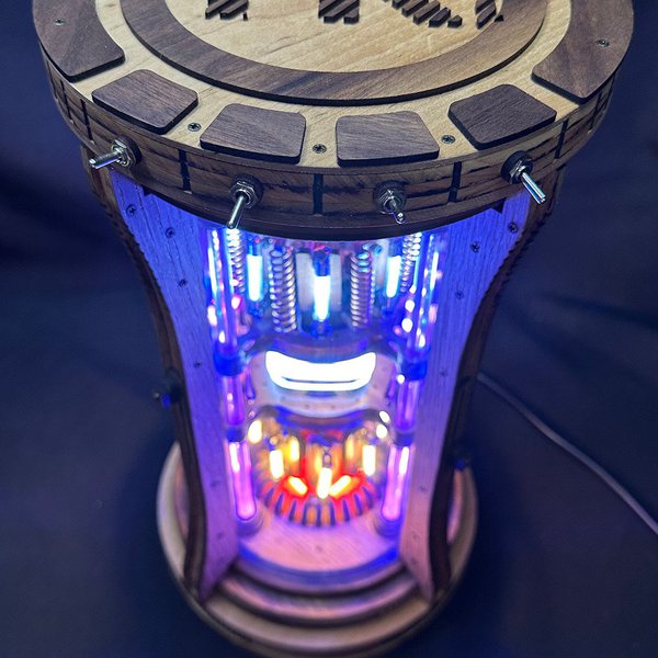 Wooden Reactor, Simulator: Sound, Light, Charger | Hackaday.io