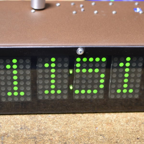 Simple LED Matrix Alarm Clock | Hackaday.io