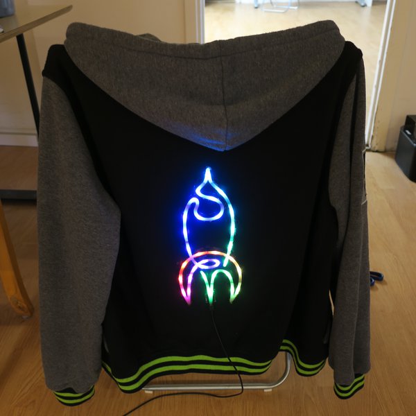 CCCamp 2019 LED Rocket Jacket | Hackaday.io