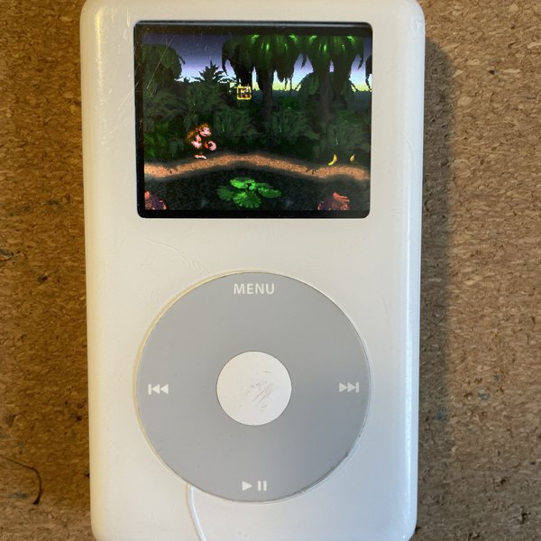 Apple Game Boy: 2004 iPod running RetroPie | Hackaday.io