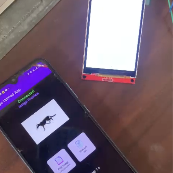 ESP32-Driven Bluetooth Image & GIF Display | Hackaday.io