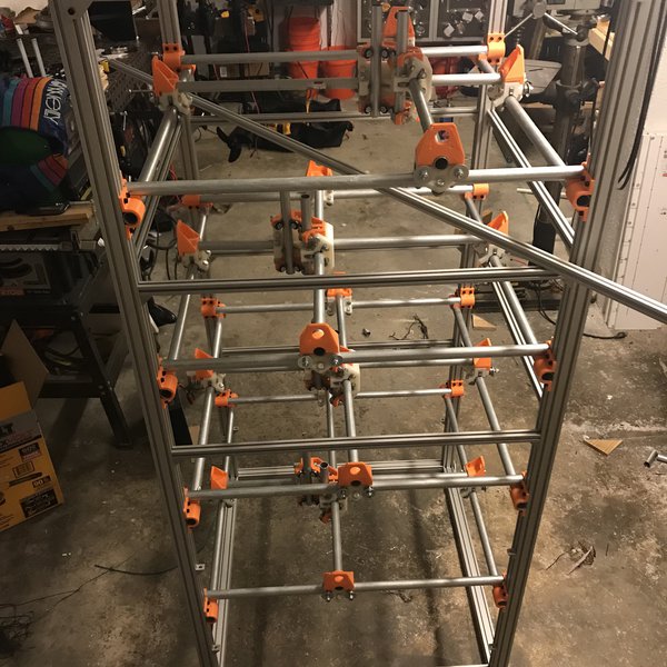 High-density large 3D printer array | Hackaday.io