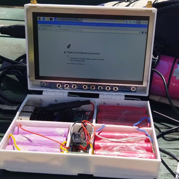 Outdoor Raspberry Pi Laptop / PiBook / Pi Reader | Hackaday.io