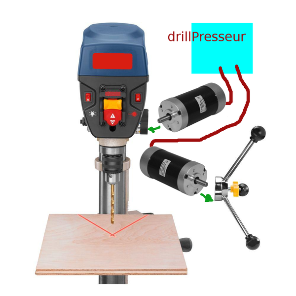 drillPresseur - Drill-Press with Force-Feedback | Hackaday.io