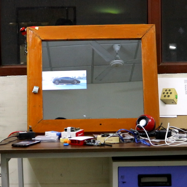 Smart Mirror with Google Assistant | Hackaday.io
