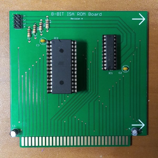 8-BIT ISA ROM Card | Hackaday.io