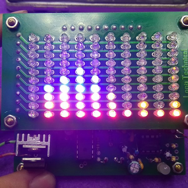 10 BAND LED SPECTRUM ANALYZER 20HZ - 20KHZ | Hackaday.io