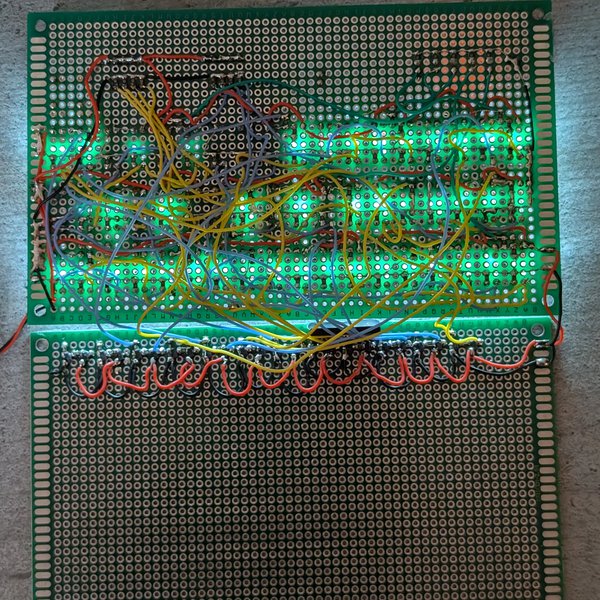 Adding numbers using photoresistors and led | Hackaday.io