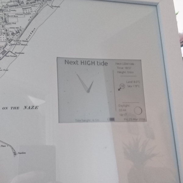 Tide Clock in MicroPython | Hackaday.io