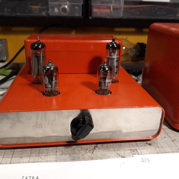 Keritech "Little Red Devil" Single-Ended EL84 Amp | Hackaday.io