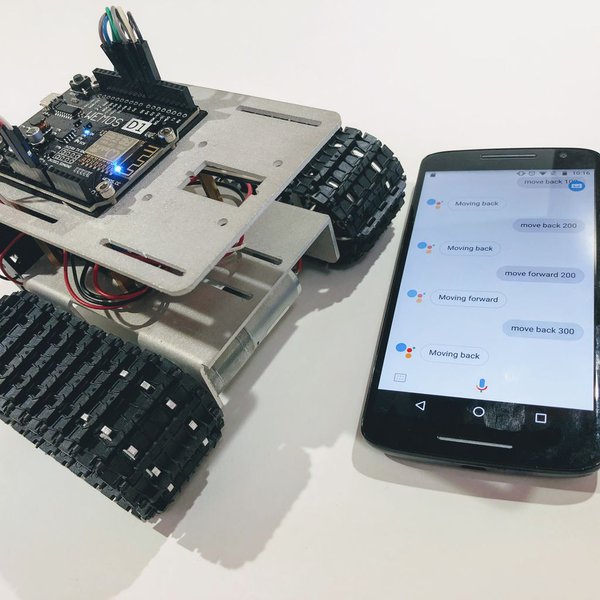Wi-Fi Voice Controlled Robot with Google Assistant | Hackaday.io