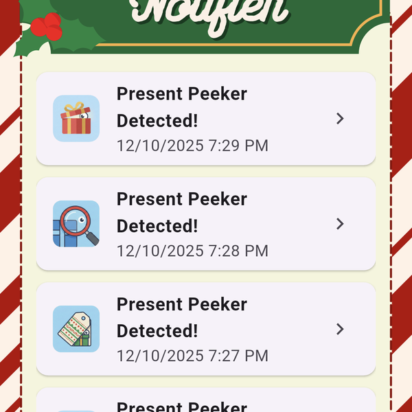 Present Peeker Trap | Hackaday.io