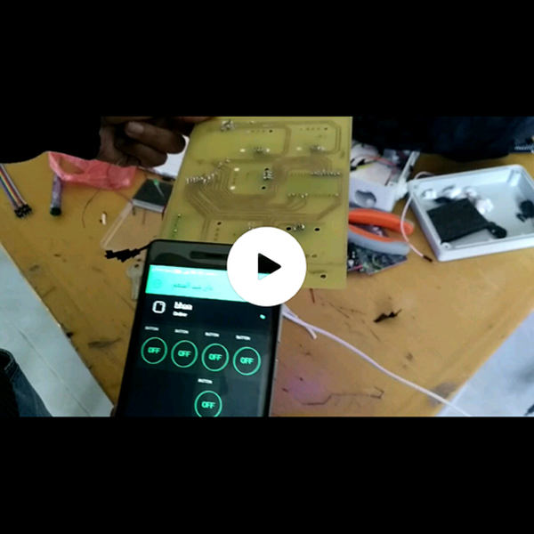 Smart home via esp8266 and blynk +PCB (HOME MADE) | Hackaday.io