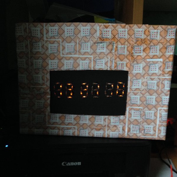 Steampunk? Neon Digital Clock | Hackaday.io