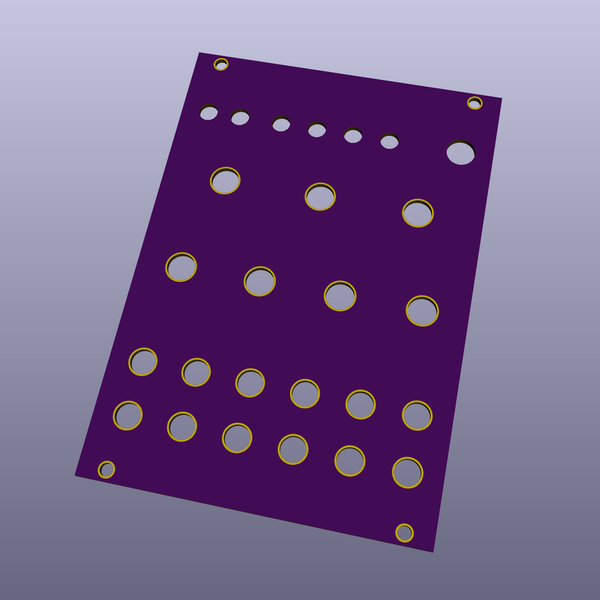 Mutable Instruments Clouds PCB Panel | Hackaday.io