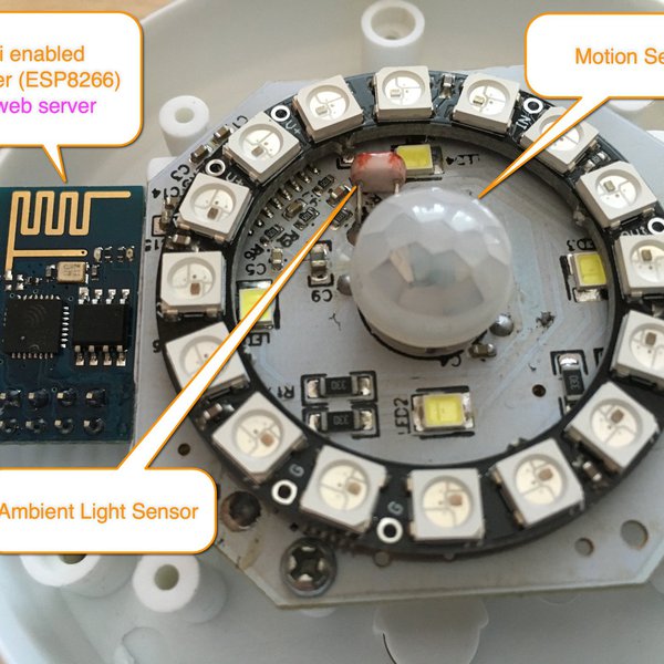 RGB WiFi Web controlled LED Mood Light | Hackaday.io