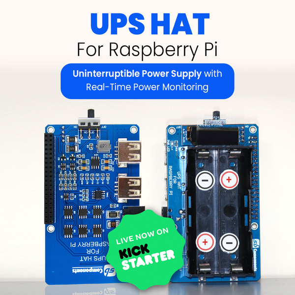 UPS HAT For Raspberry Pi - SB Components | Hackaday.io