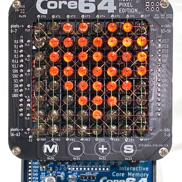 Core 64: Interactive Core Memory Badge | Hackaday.io Core 64: Interactive Core Memory Badge | Hackaday.io
