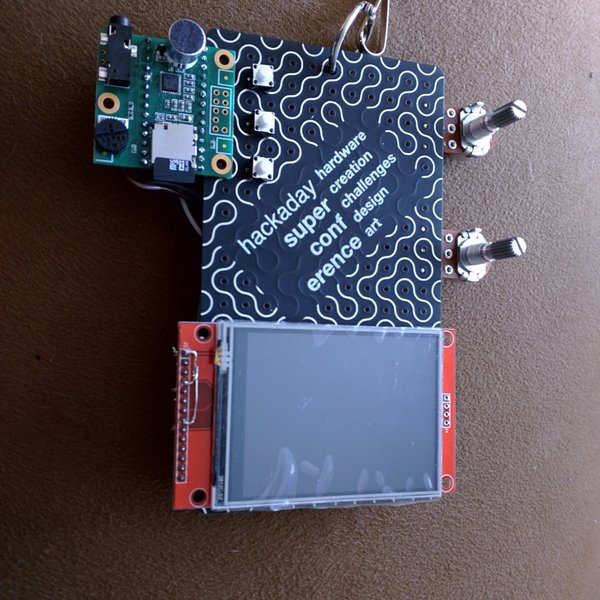Audio Spectrum Analyzer: A SuperCon Badge | Hackaday.io