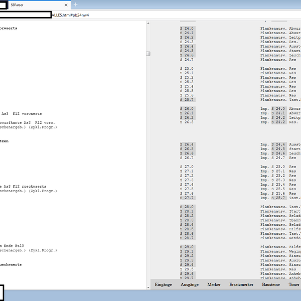 SPS Step 5 Documentation Parser (Java) | Hackaday.io