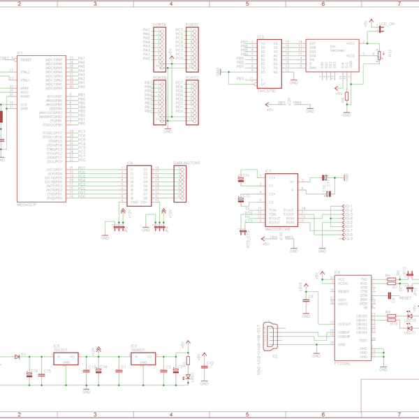 AVR - ATMEGA32/1280 development board | Hackaday.io