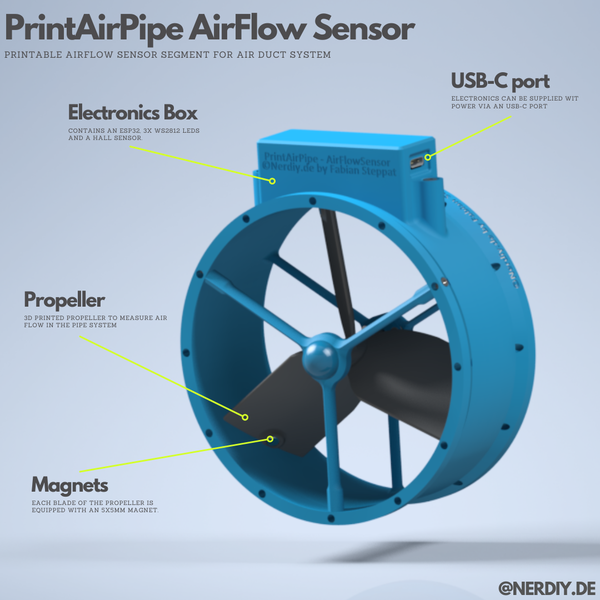 PrintAirPipe - 3D Printable air duct system | Hackaday.io