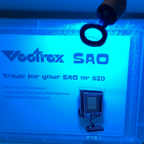 Vectrex SAO | Hackaday.io
