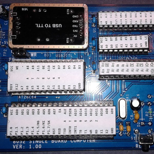 8052 Single Board Computer | Hackaday.io