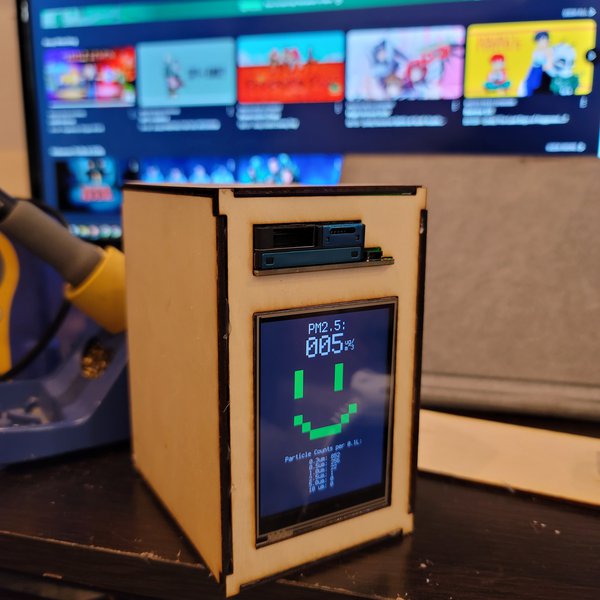 Desk PM2.5 Air Quality Display | Hackaday.io