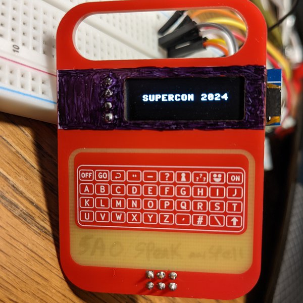 SAO Speak and Spell | Hackaday.io