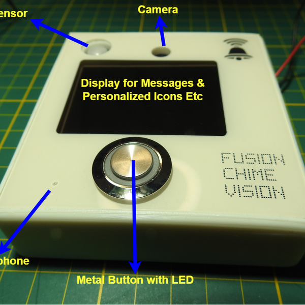 Fusion Chime Vision: ESP32-Based Smart Doorbell | Hackaday.io