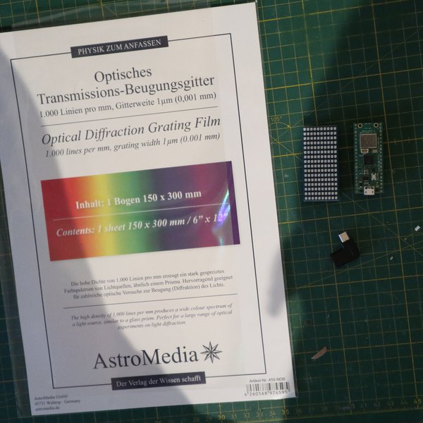 Diffraction Grating Clock | Hackaday.io