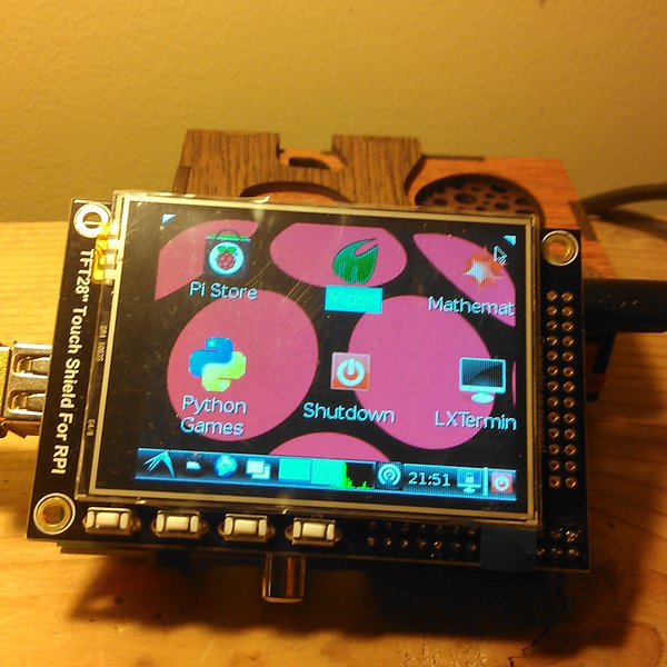 Raspberry Pi with 2.8 inch touch screen | Hackaday.io