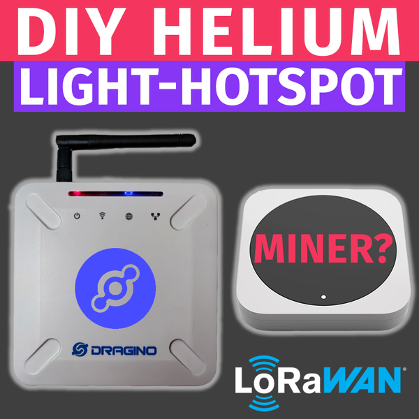 Helium Light Hotspot with Dragino LPS8 DLOS8 Miner | Hackaday.io