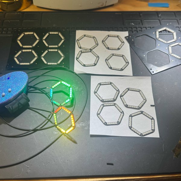 FlexiGlow: Wearable Hexagon Neopixels | Hackaday.io
