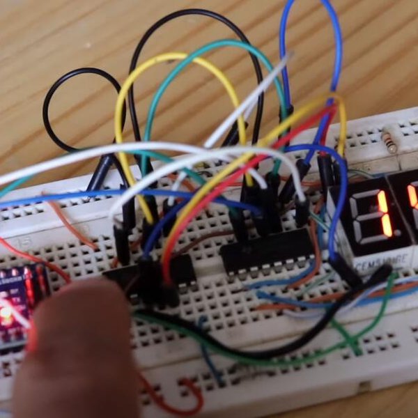 FUNCIONAMIENTO 74HC595 PARA CONTROLAR DISPLAY de 7 | Hackaday.io