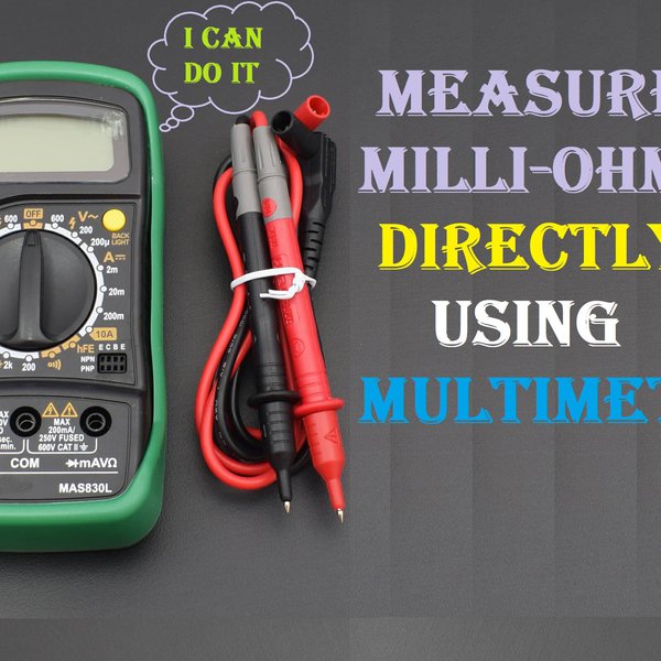 how to measure resistance of wire (Milli-Ohms) | Hackaday.io