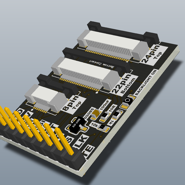 Universal IPS Display Breakout Board | Hackaday.io