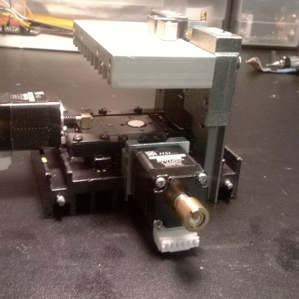 Scanning laser microscopy made by CD-ROM OPU | Hackaday.io