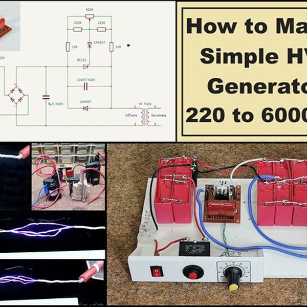 How to make Simple Offline High Voltage Generator | Hackaday.io
