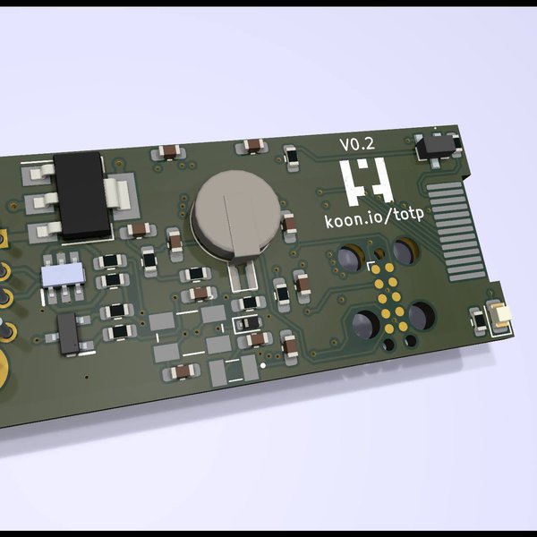Hardware 2FA TOTP authenticator | Hackaday.io