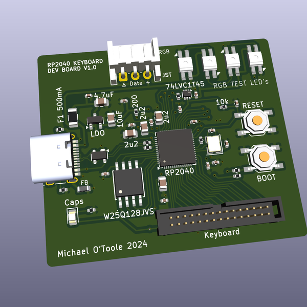 Keyboard Development Module (QMK-VIA) | Hackaday.io