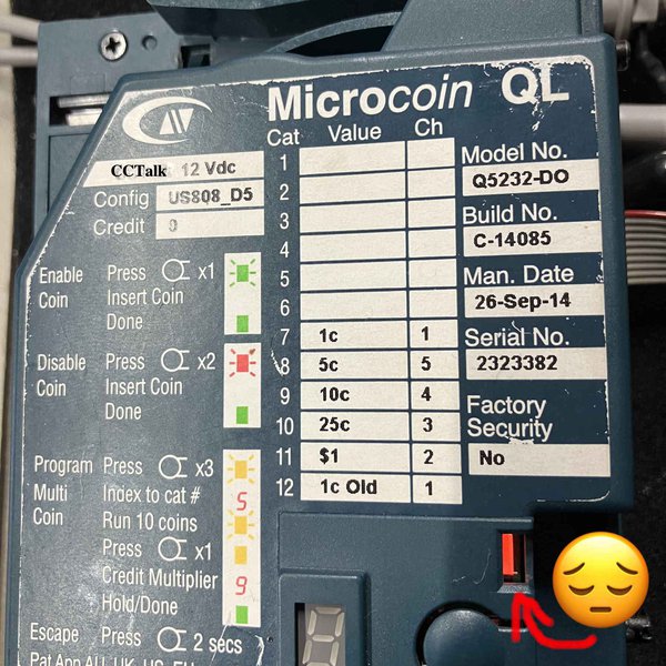 Un-Inhibiting my Microcoin QL | Hackaday.io