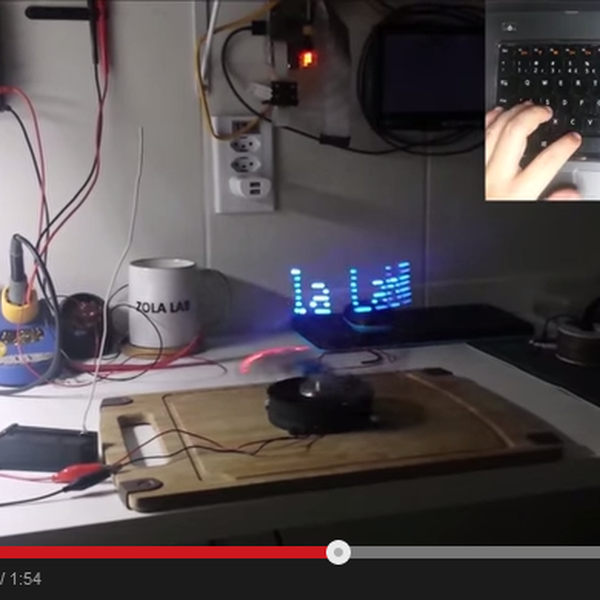 POV as you type, write on the air | Hackaday.io