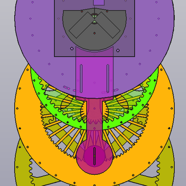 Shaftless mechanical clock | Hackaday.io