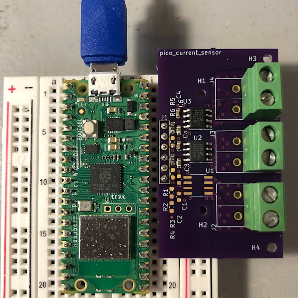 Raspberry Pi Pico 3 Channel WIFI current meter | Hackaday.io