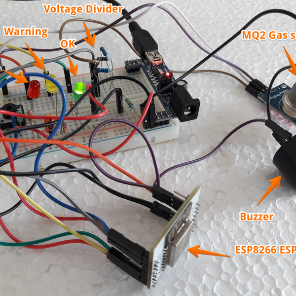 IOT smoke alarm with SMS notification | Hackaday.io