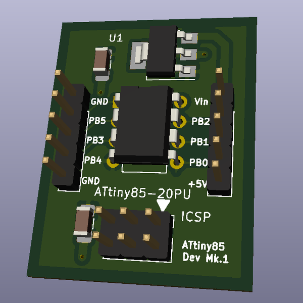 ATtiny85 Prototyping Board | Hackaday.io