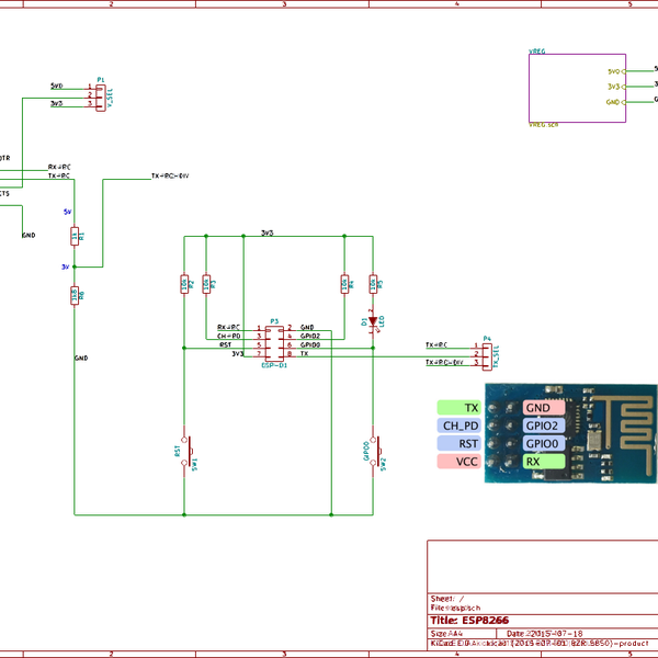 ESP8266-01 breakout board | Hackaday.io