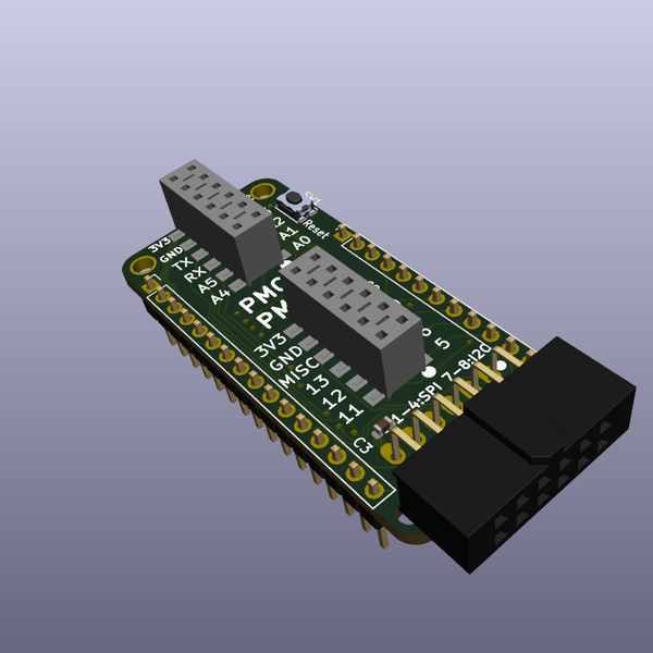 Feather Wing PMOD Adapter | Hackaday.io